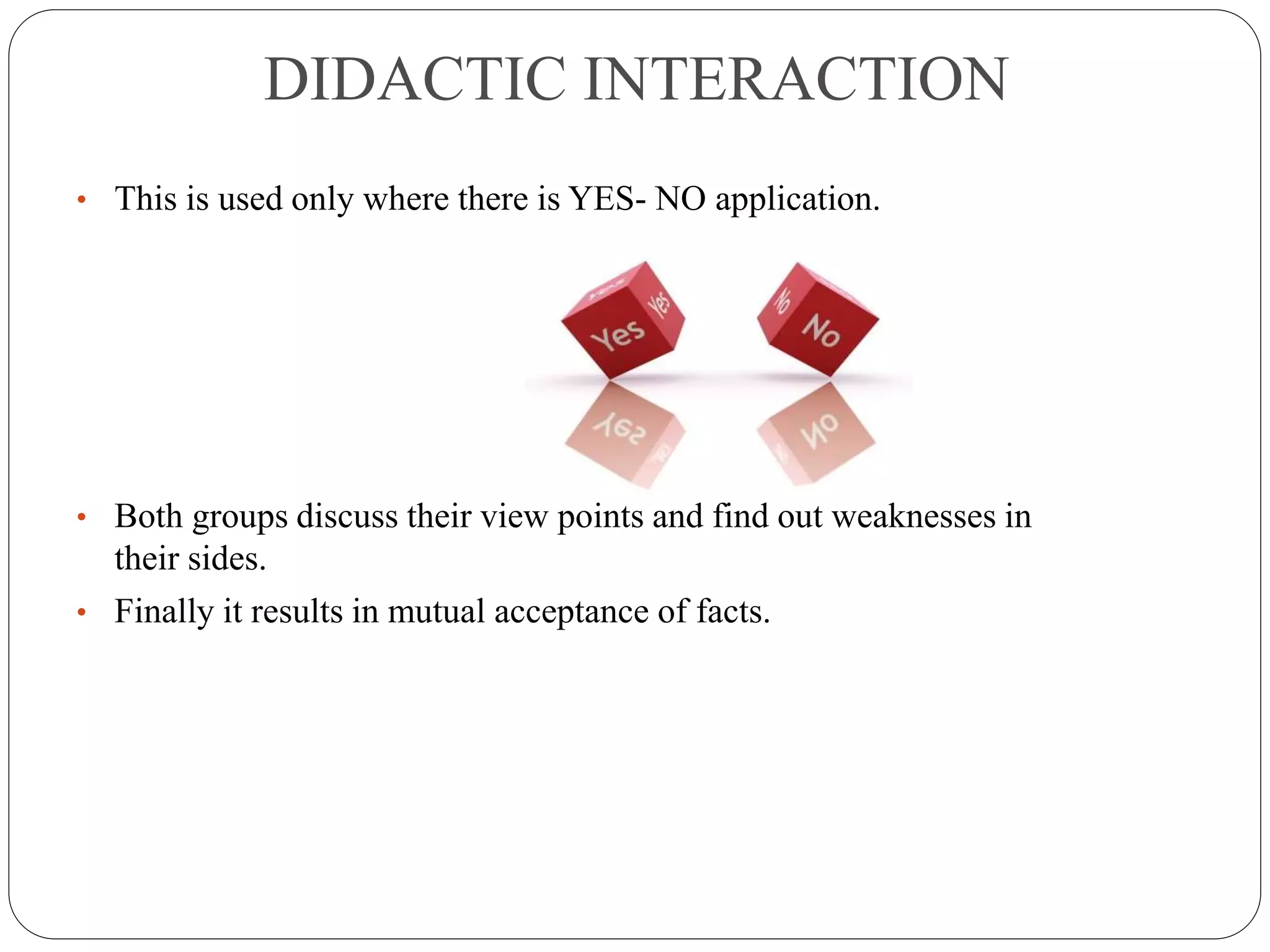 Dialectical group decision making | PPTX