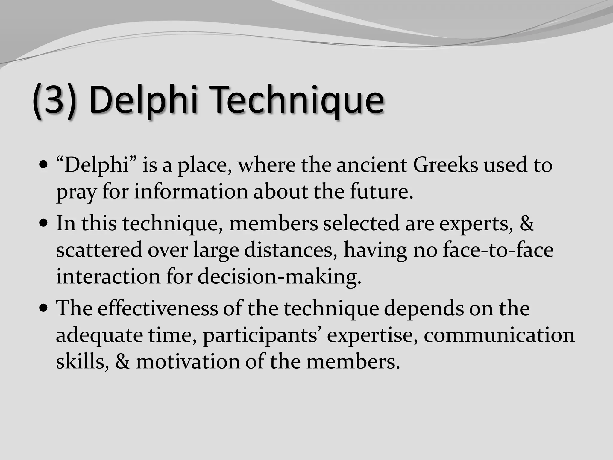 Group Decision Making | PPSX