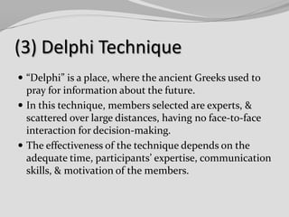 Group Decision Making | PPSX