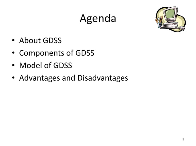 Group decision support systems (gdss) | PPTX | Computing | Technology ...