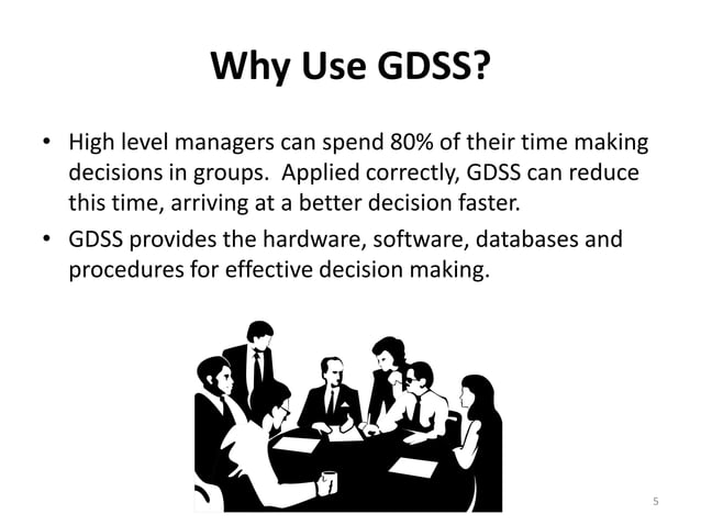 Group decision support systems (gdss) | PPTX | Computing | Technology ...