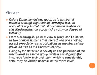 Stages of Group Development | PPTX