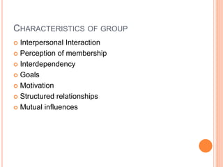Stages of Group Development | PPTX