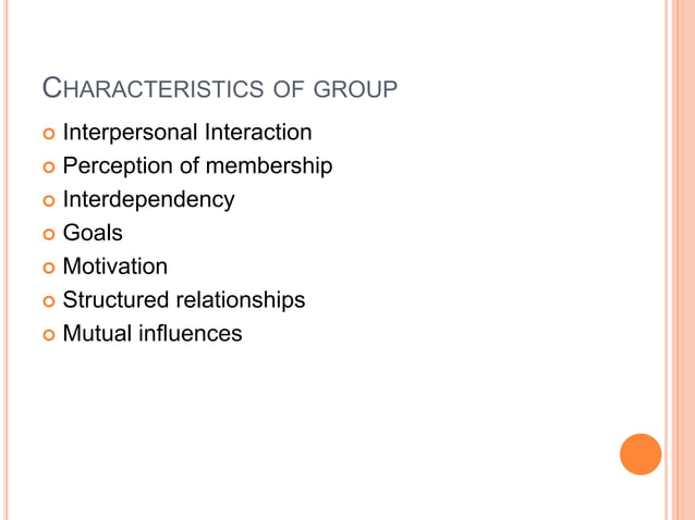 Stages of Group Development | PPTX