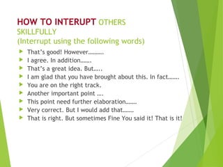 Group discussion basic | PPT