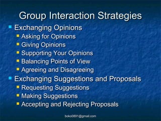 Group discussion | PPT