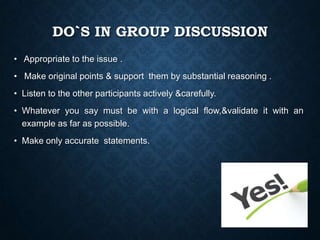 Group Discussion | PPT