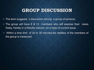Group Discussion | PPT