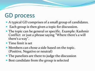 Group discussion | PPT
