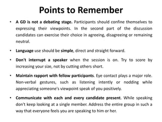 Group discussion | PPTX