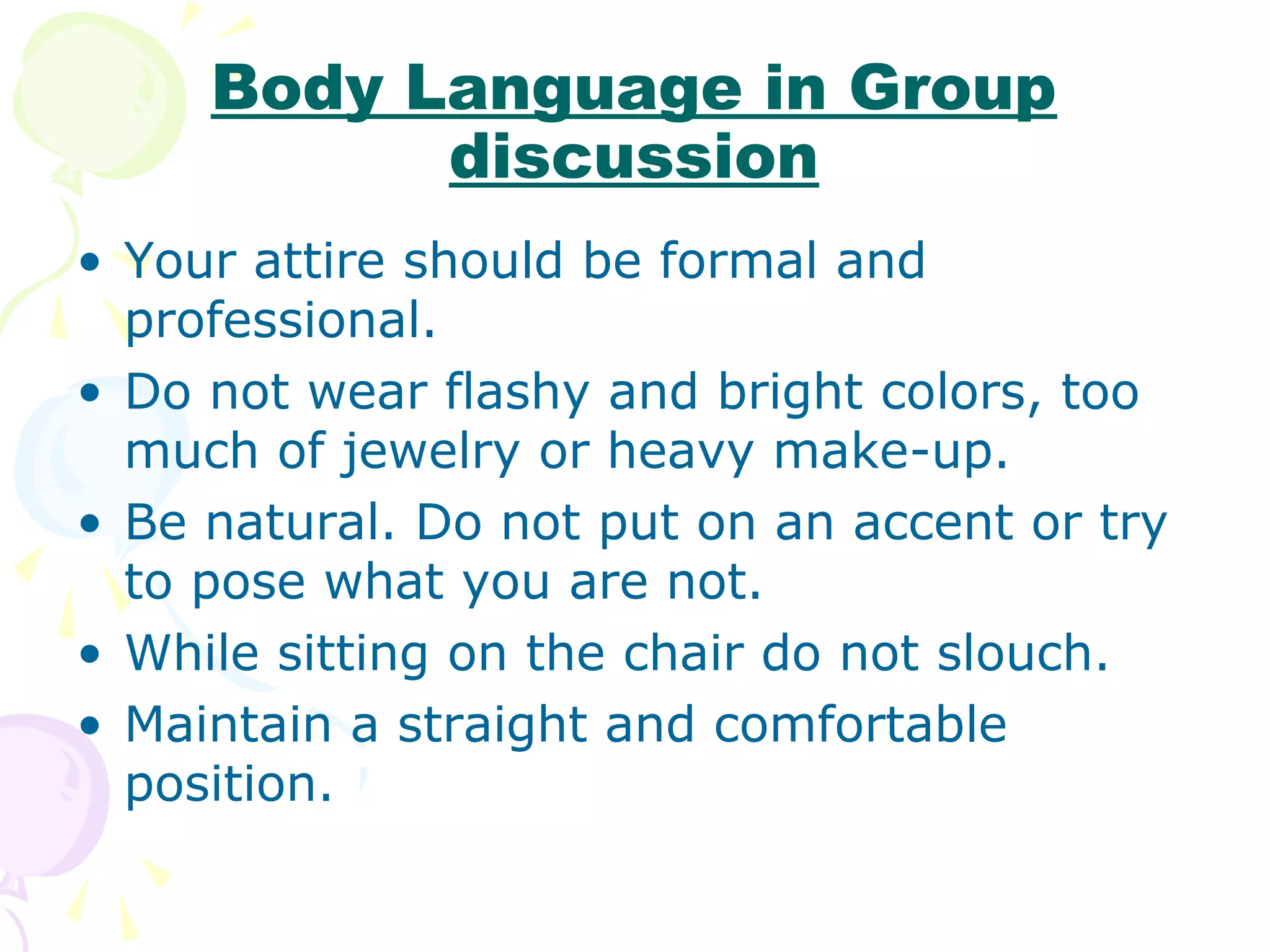Group Discussion | PPT