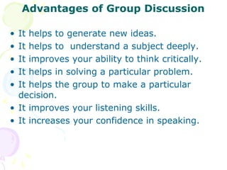 Group Discussion | PPT