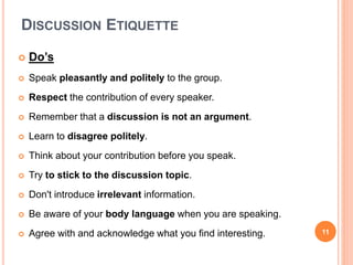 Group discussion | PPSX