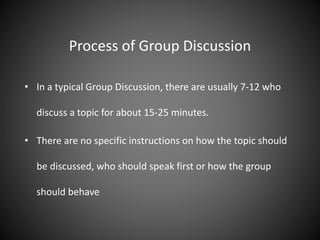 Group discussion | PPTX