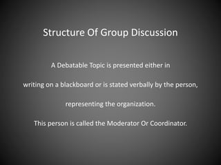 Group discussion | PPT