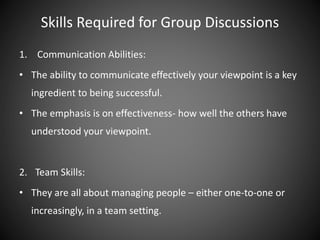 Group discussion | PPTX