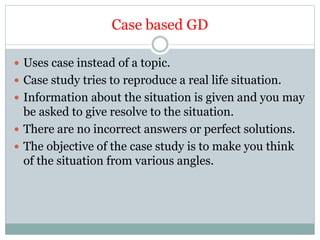 Group discussion | PPT
