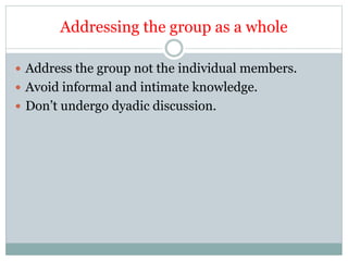 Group discussion | PPT