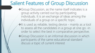 Group discussion | PPTX