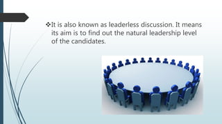 Group discussion | PPTX