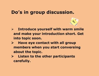 Group discussion | PPT