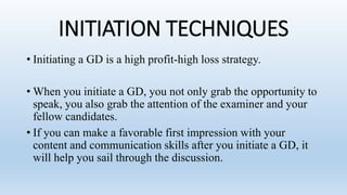 Group discussion | PPT