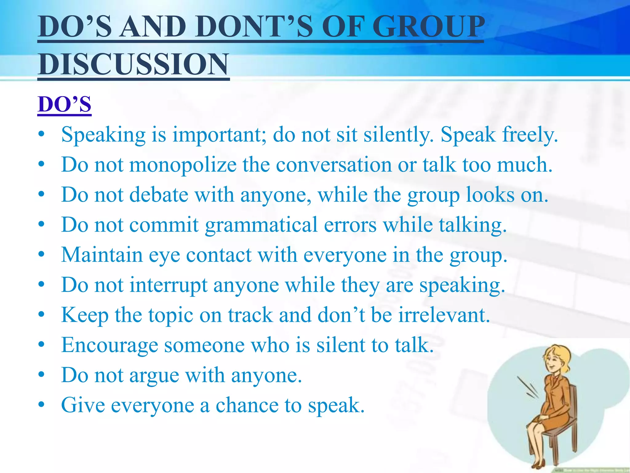 Group discussion | PPTX