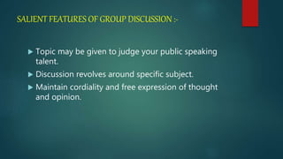 Group discussion | PPT