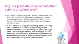 Group discussion | PDF