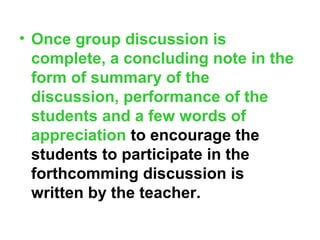 Group Discussion | PPT