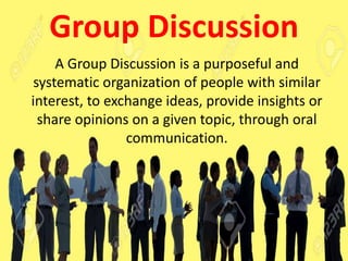 Group discussion | PPTX