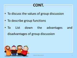 Group discussion | PPTX