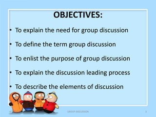 Group discussion | PPTX