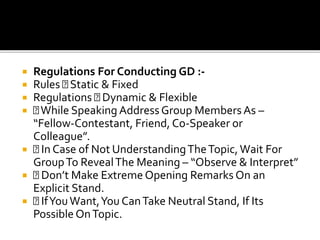 Group discussion. complete guide | PPTX