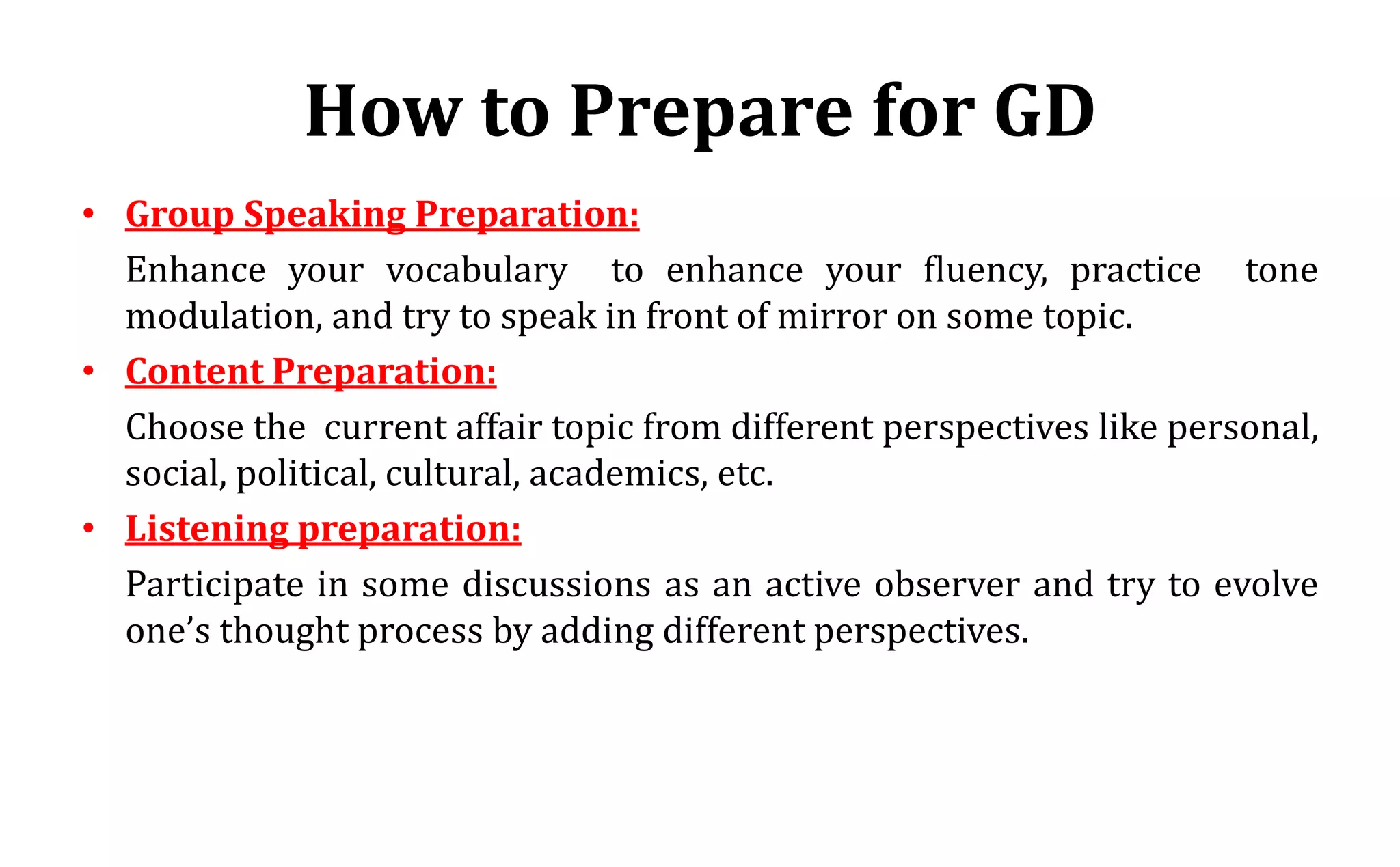 Group Discussion | PPTX