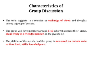 Group Discussion | PPTX