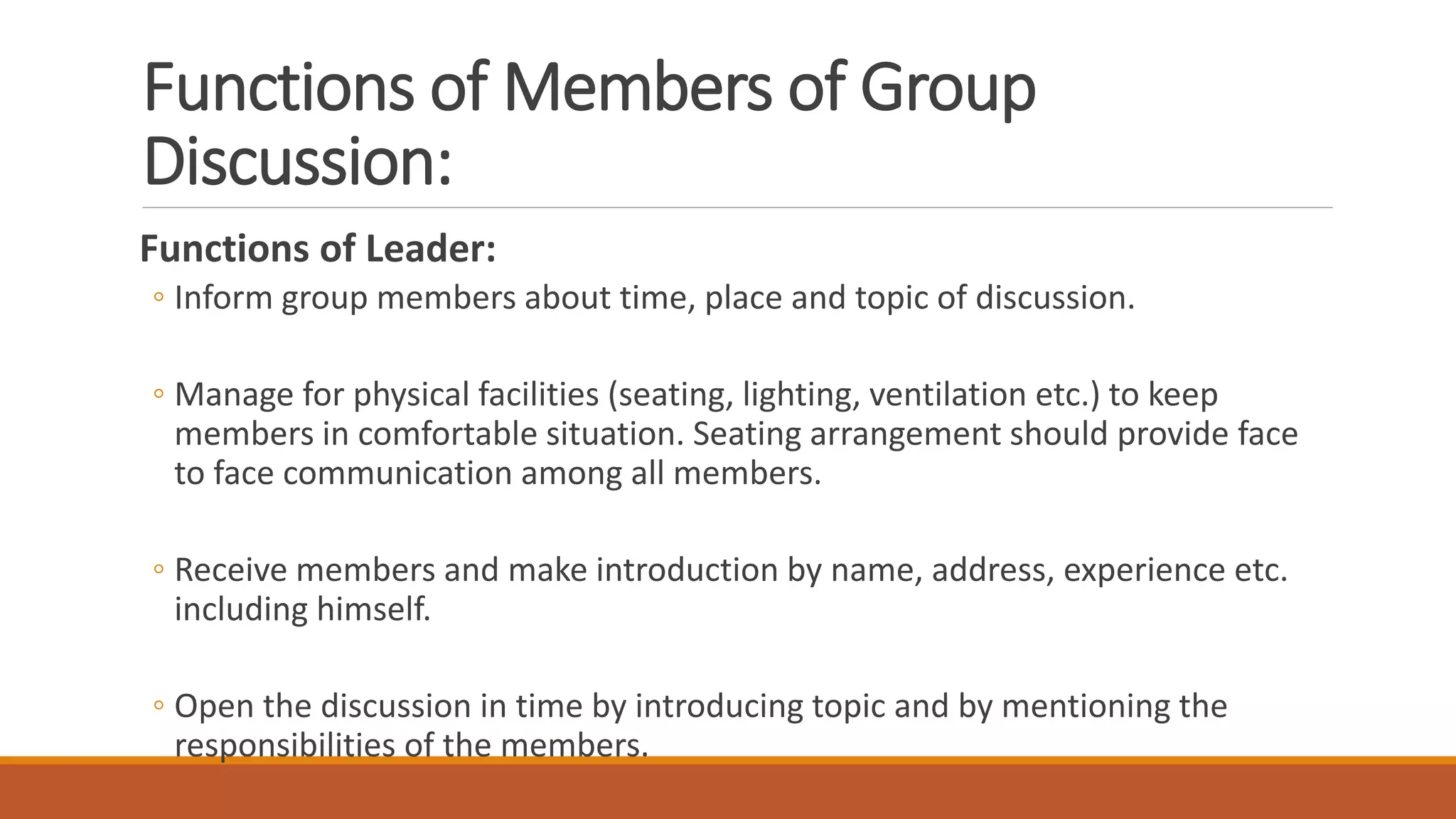 Group discussion | PPTX