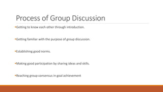 Group discussion | PPTX