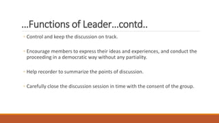 Group discussion | PPTX