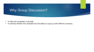 Group discussion | PPT