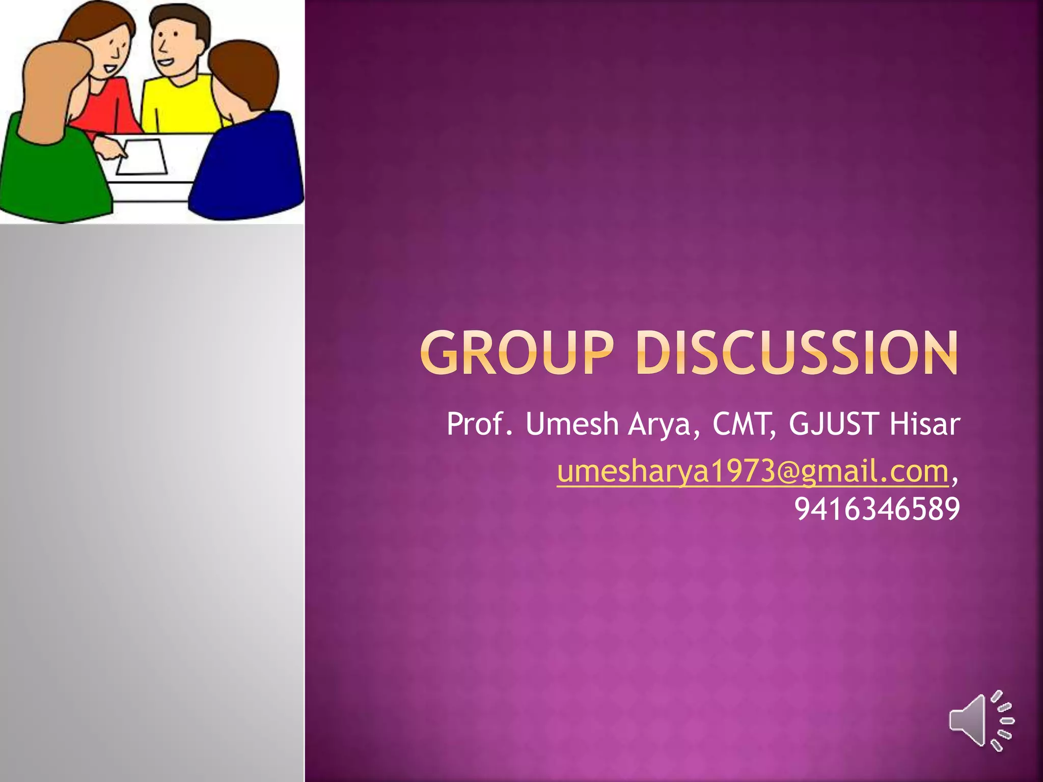 Group discussion | PPTX