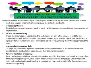 Group discussion; B.pharmacy 1 semester | PPTX