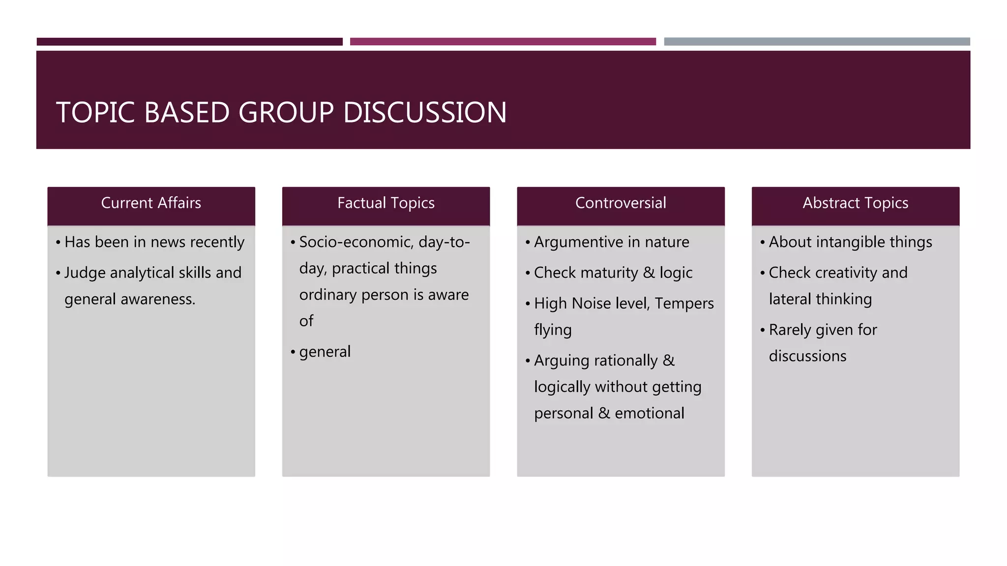 Group discussion | PPT