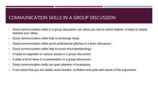Group discussion | PPT