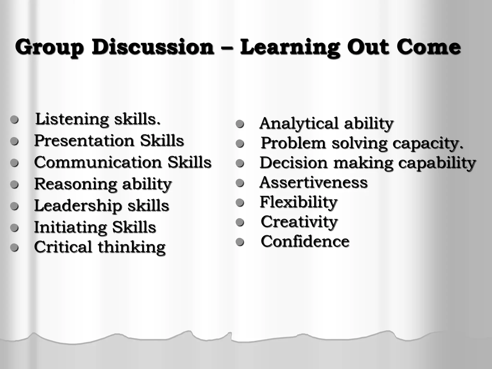 Group discussion | PPT