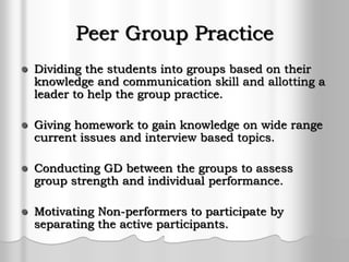 Group discussion | PPT