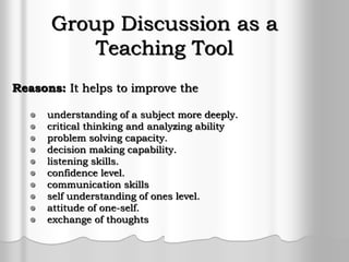 Group discussion | PPT