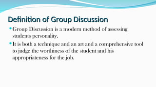 1Group Discussion, benefit advantage.ppt