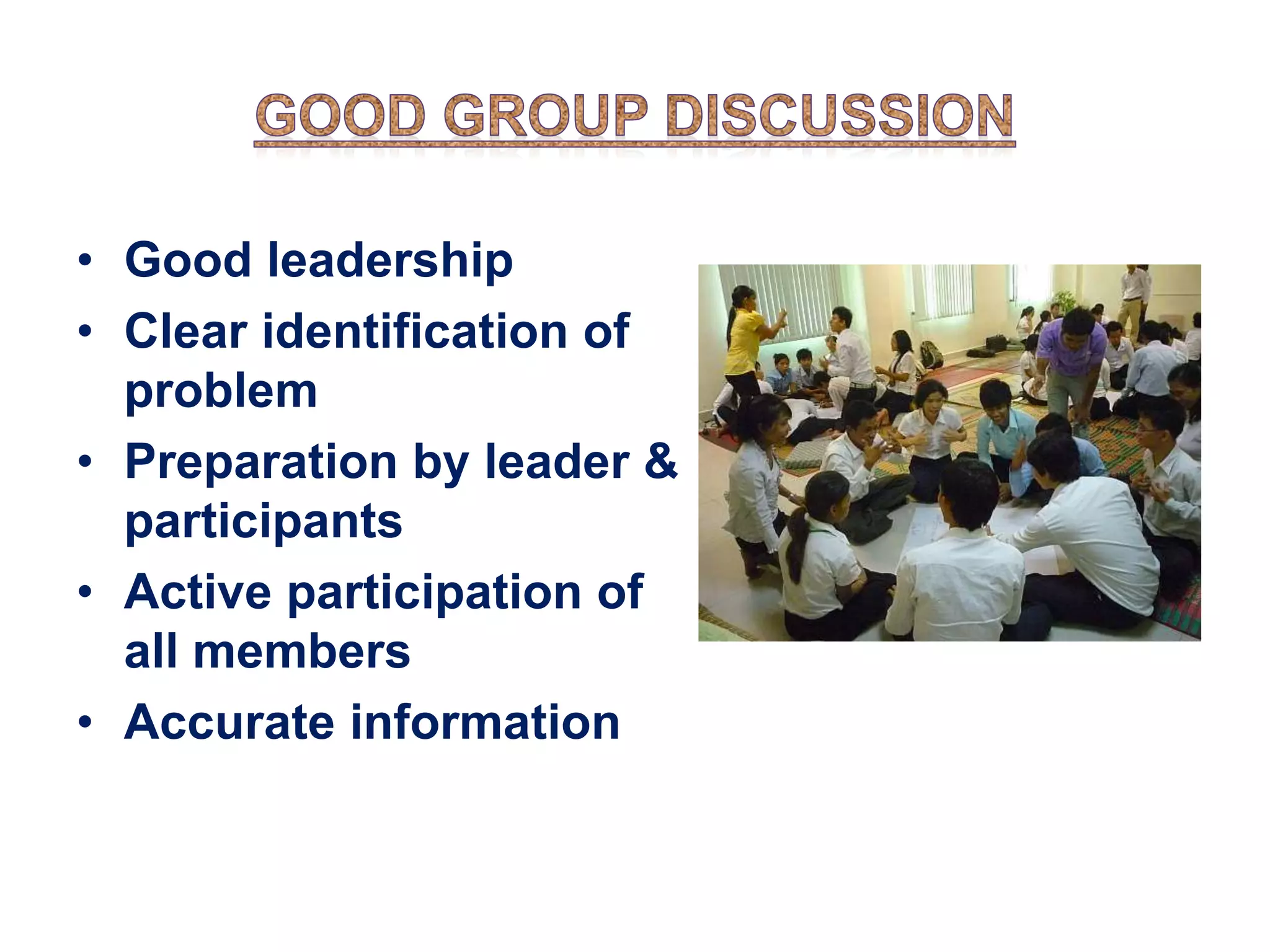 Group discussion | PPTX