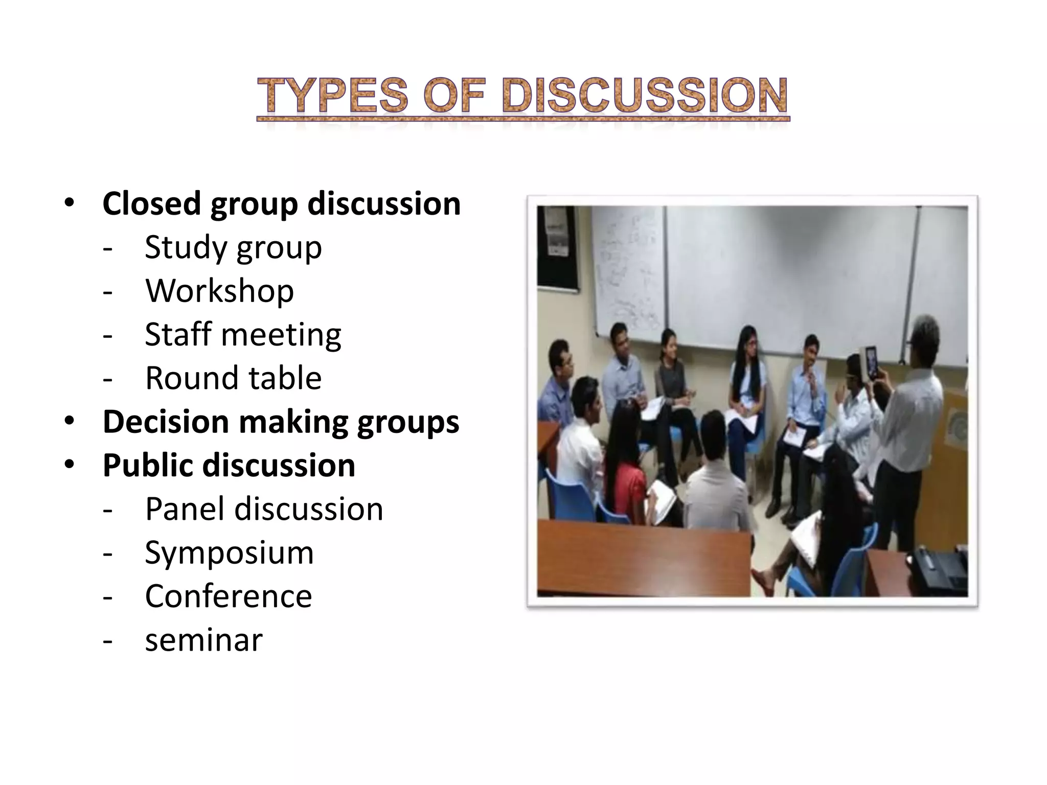 Group discussion | PPTX